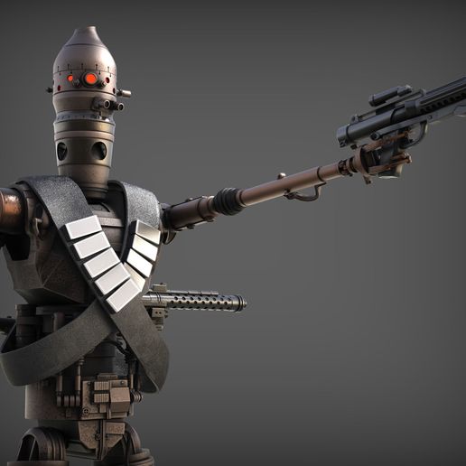 🤖 ig-11 from mandalorian 3D print model・ STL File for ・Cults