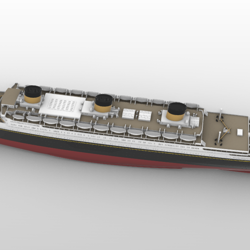 STL file Print ready RMMV OCEANIC III, White Star Line's mega ocean ...