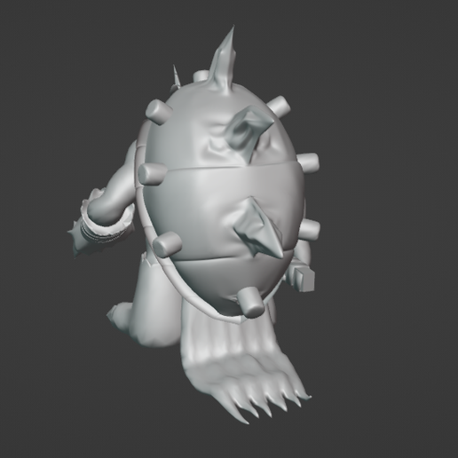 3D file Zudomon (Digimon 3D_Print) 🐉 ・3D printer model to download・Cults