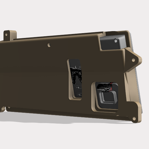 🚙 Ford FoxBody Mustang 3D Printable Angled Dash Cluster・ 3D File for 3D ...