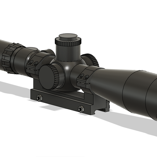 🔫 Scope+Mount・Free STL File for 3D printing・Cults