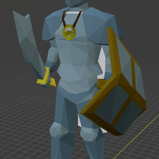 🐉 Rune Armor Set - Oldschool Runescape Character・Free STL File for 3D ...