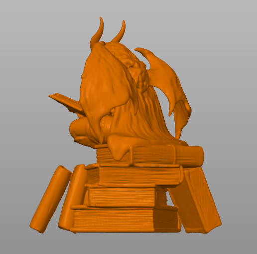 Demon Traveler Bookend 😈📖・ STL File for 3D printing・Cults