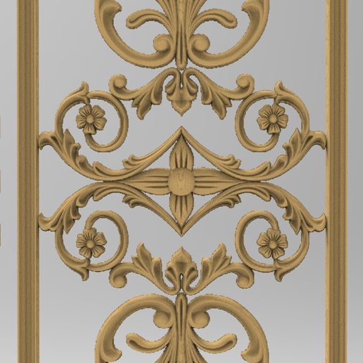 STL file 3d CNC Door Design 017 🚪 ・3D printing idea to download・Cults