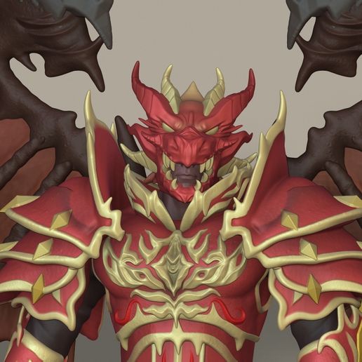 🧝 Dark knight- MU online stl 3d print・ 3D File for 3D printing・Cults