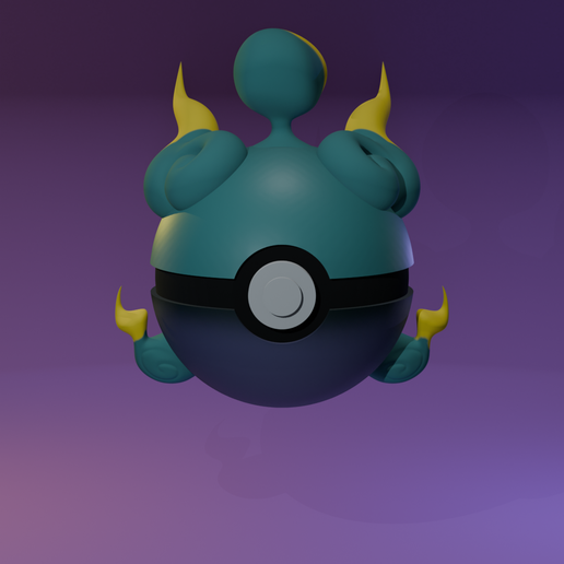 🐉 Marshadow Ball・Free 3D File for 3D printing・Cults