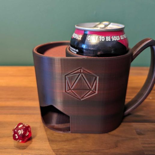 🎲 Dice Tower Can Holder・ STL File for 3D printing・Cults