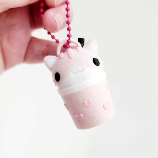🫖 2025-003 Boba Tea Kitties (Classic Boba and Heart Boba)・ STL File for ...