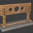 🪵 Medieval wooden stocks・ STL File for 3D printing・Cults