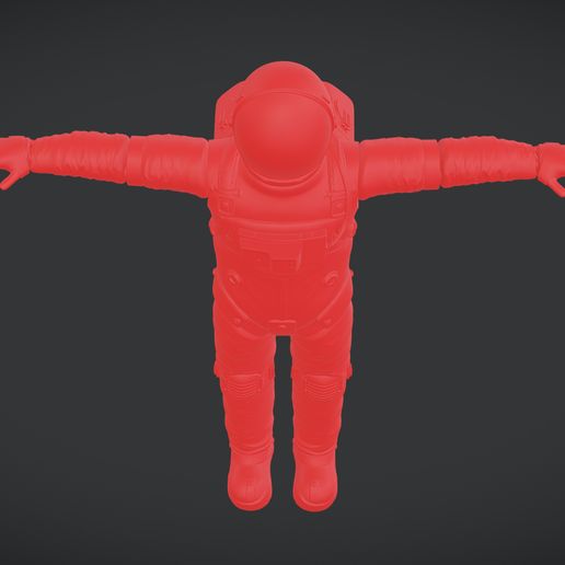 STL file Astronaut Flexible 🧑‍🚀 (OBJ)・3D printing template to download ...