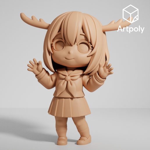 🦌 Shikanoko - 3D model inspired by Shikanoko・ STL File for 3D printing ...