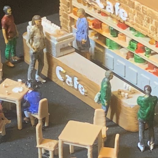 🛤️ 4mm scale Interiors for home, shop, cafe for FDM printing・ 3D File ...