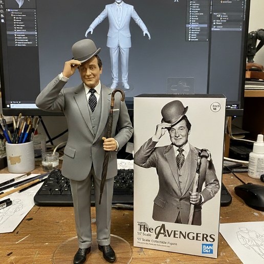🦸 John Steed: The Most Elegant Agent of The Avengers (Suit and Bowler ...