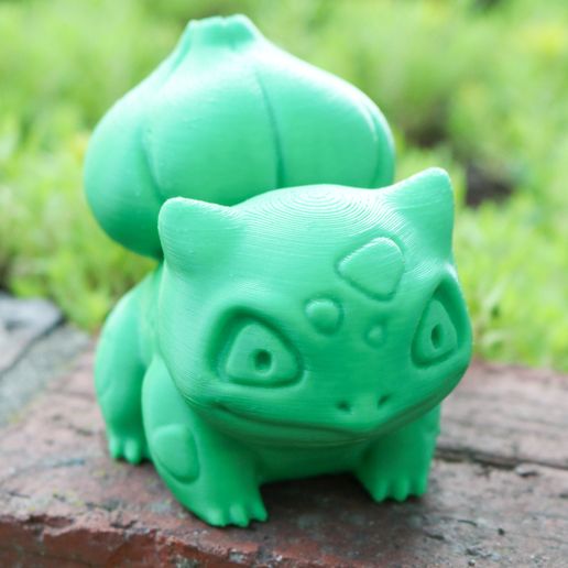 🐉 High-Poly Realistic Bulbasaur・Free 3D File for ・Cults