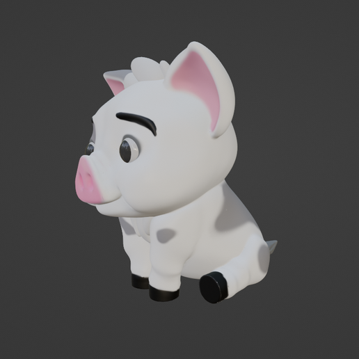 🐖 Pua the Pig, Moana, Vaiana, Pua, piggy, sitting pig, pig, piggy, one ...