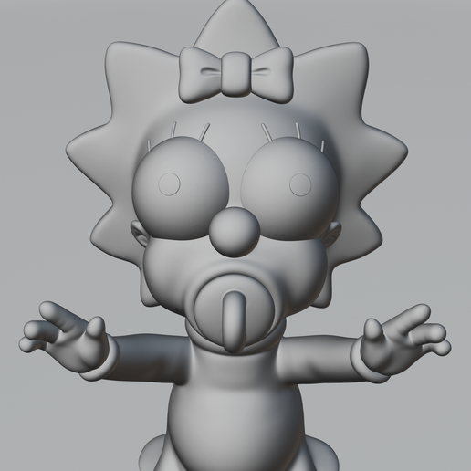👾 Maggie Simpson toy・ STL File for 3D printing・Cults