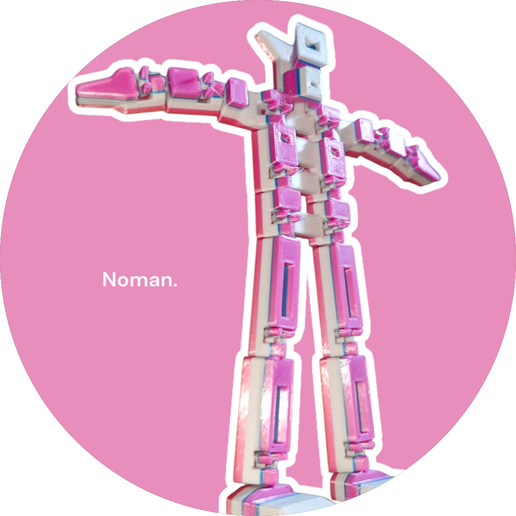 Free STL file Noman - Original Printable Avatar 🤖 ・Model to download ...