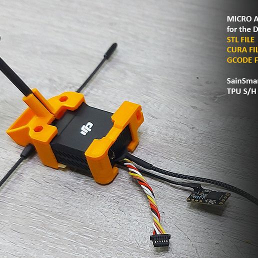 🖼️ Micro Apex 4 Frame Mounts DJI 03 Air Unit + GPS MOUNTING (Digital ...