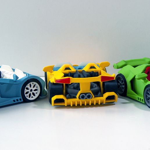 🚗 Cute Lamborghini Aventador Spyder in Cartoon Style・ 3D File for 3D ...