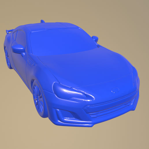 STL file Subaru BRZ 2020 Printable Car In Separate Parts 🚗 ・3D printer ...