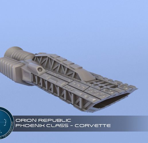 🛰 The Orion Republic - Miniature Starships・ STL File for ・Cults