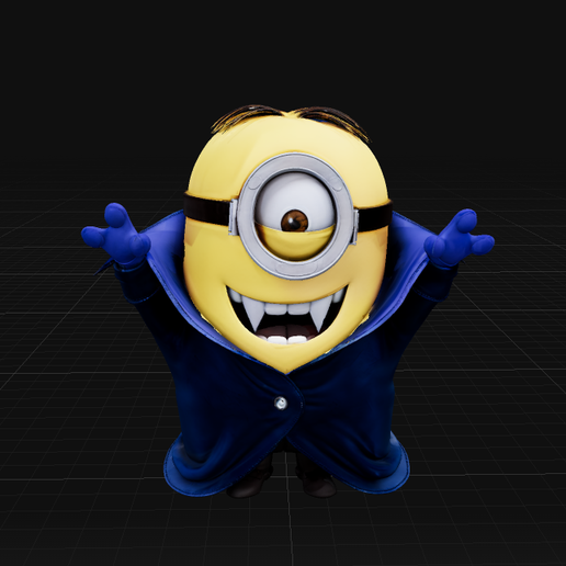 👹 Minion Dracula・ STL File for 3D printing・Cults