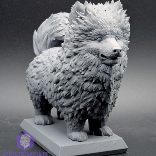 🐕 Samoyed Dog・Free STL File for 3D printing・Cults
