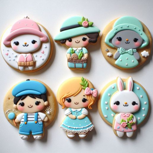 🍪 Cute Cookie Cutters 12・Free 3MF File for 3D printing・Cults