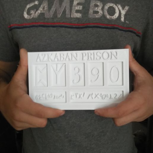 STL file plate Azkaban Sirius Black / Harry Potter 🏠 ・Design to ...