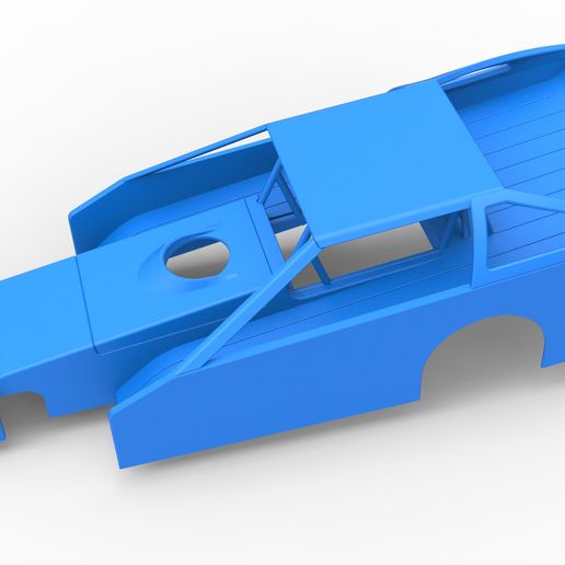 3D file Shell of Vintage Asphalt Modified stock car V3 Scale 1:25 🐚 ・3D ...