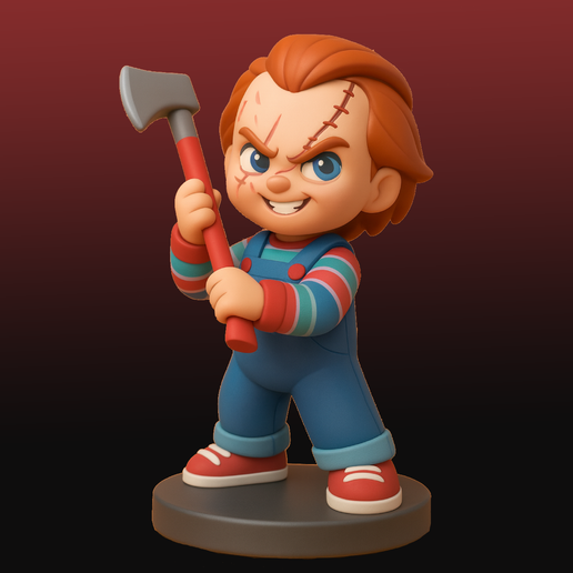 💯 Chucky - 3D figure Infinity/Disney style (100 mm)・ STL File for 3D ...