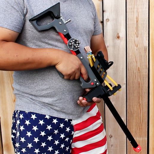 ⚽ Powerful and Accurate Slingshot・ STL File for 3D printing・Cults