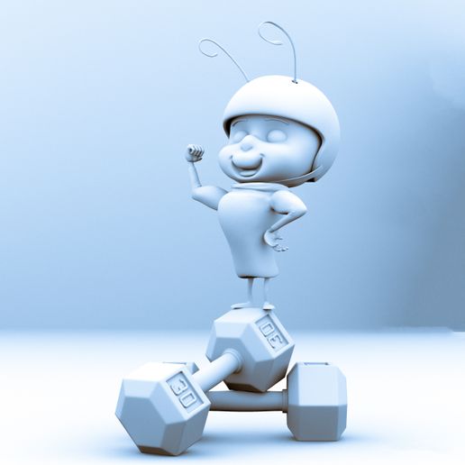 STL file Atom ant (Atom ant) ⚛️ ・3D printable model to download・Cults