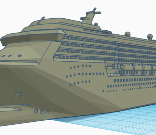 🚢 Carnival Spirit Cruise Ship・Free 3D File for ・Cults