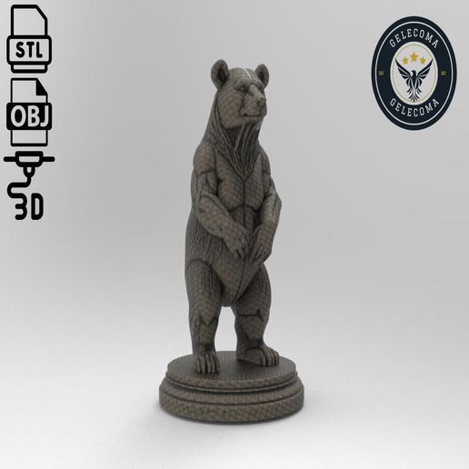 🐻 Bear Animal 3d Printing・ 3D File for 3D printing・Cults