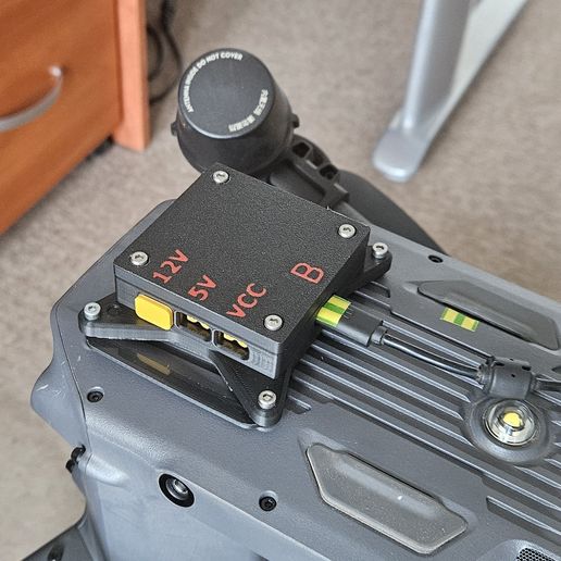 🔝 DJI E-Port Dev Kit "top mount box" for Matrice 300/350・ STEP File for ...