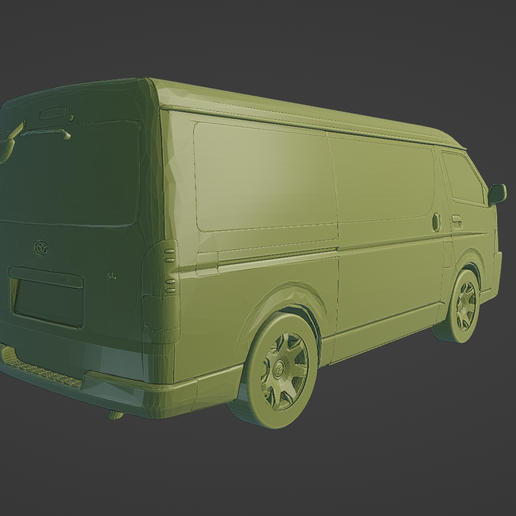 STL file Toyota Hiace 🚗 (OBJ, 3MF, and GCODE)・Template to download and ...