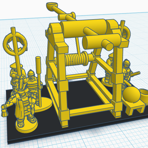 🔥 FIRE PROJECTING MANGONEL AND CREW (10mm)・Free STL File for 3D ...