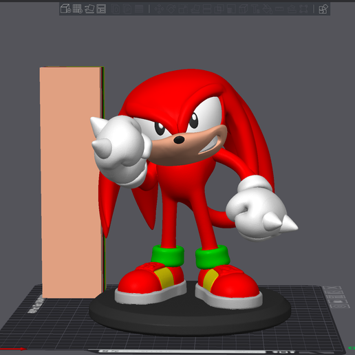 🦸 Knuckles the Echidna V2 – Guardian Power Edition・ 3MF File for 3D ...