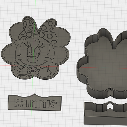 3MF file PERSONALIZABLE Minnie Mouse LAMP 🐁 ・3D printable model to ...