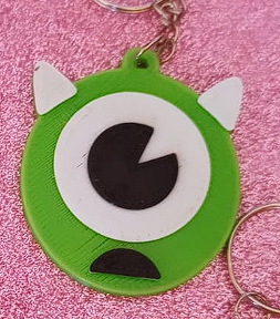 mike wazowski key ring
