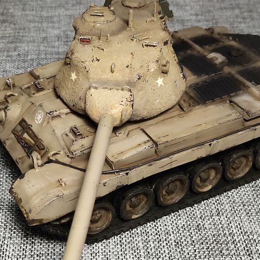 🪖 M46 Patton tank・ STL File for ・Cults