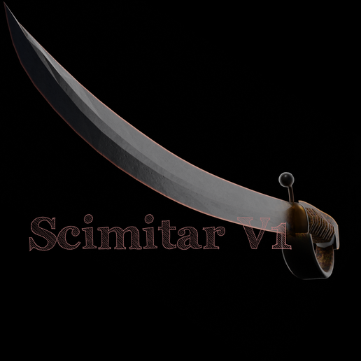 👽 Scimitar V1・Free 3D File for 3D printing・Cults