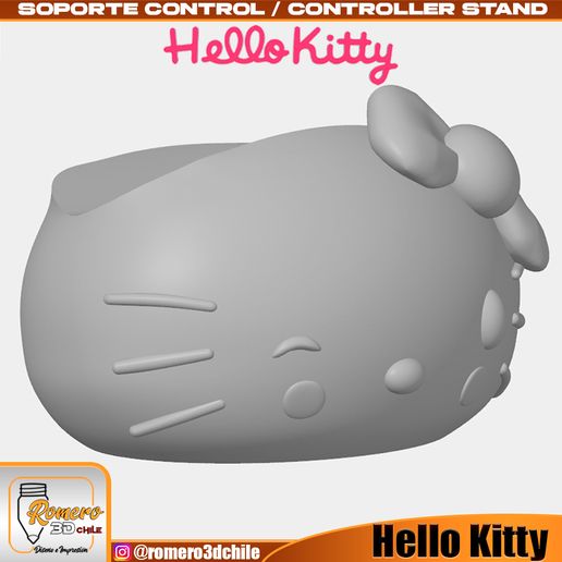 👋 Hello Kitty Control Support・ STL File for 3D printing・Cults