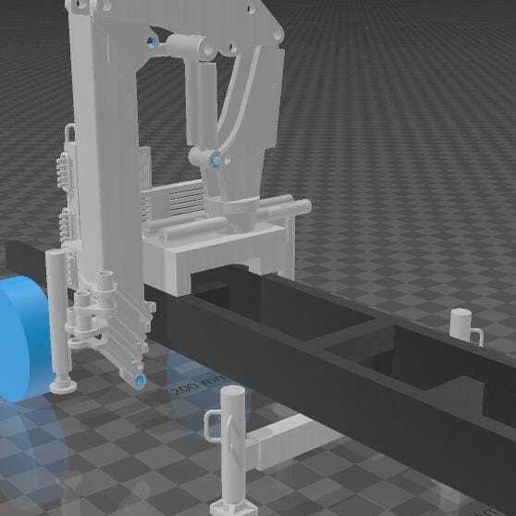 🏗️ Munck Crane TKA 30.700 1/32 Scale・ STL File for 3D printing・Cults