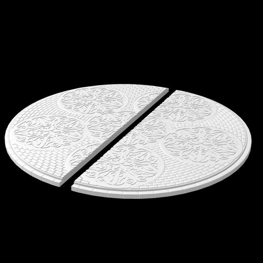 🆓 CUSTODES 100MM BASE TOPPER - 2 VARIATIONS (FREE)・Free STL File for ・Cults