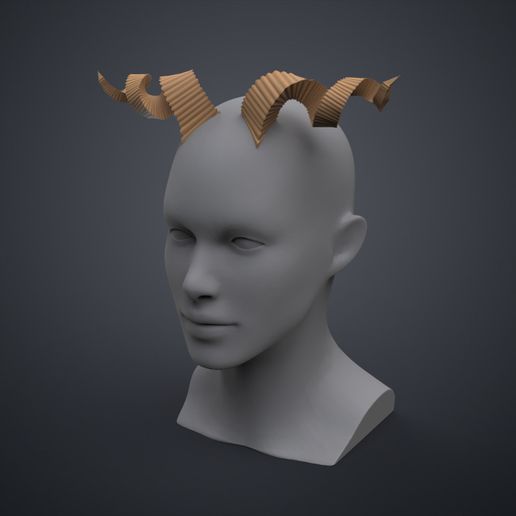 🤘 Fearne Calloway Horns - Critical Role・ 3D File for ・Cults