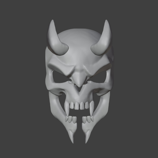 STL file Devil mask / horned mask 😈 ・3D printer model to download・Cults