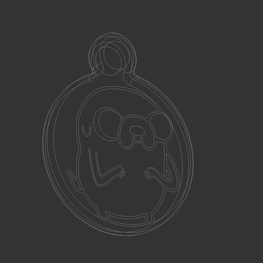 adventure time keyring