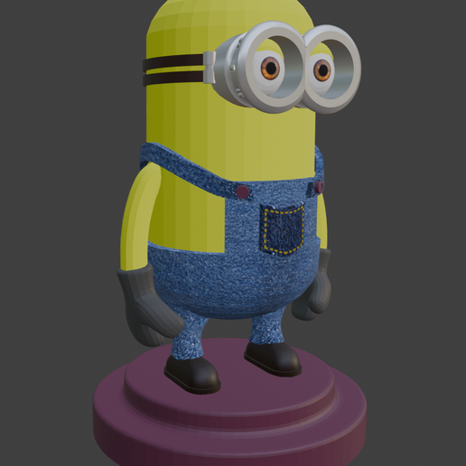 👹 Minion with stand・ STL File for 3D printing・Cults